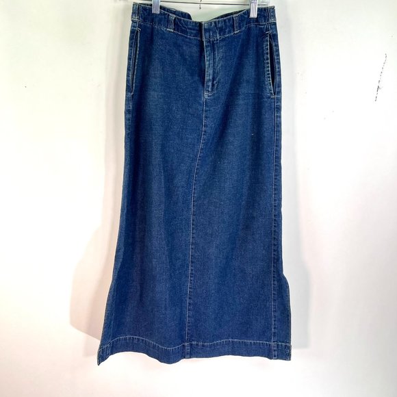 Old Navy Skirts Vintage Old Navy Denim Maxi Skirt Womens Size 6